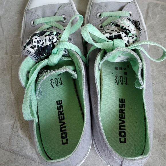 Converse | Shoes | Converse Womens Chuck Taylor Gray Double Tongue ...